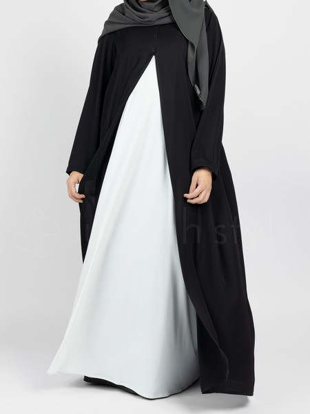 Shadow Chiffon Robe (Navy Blue)