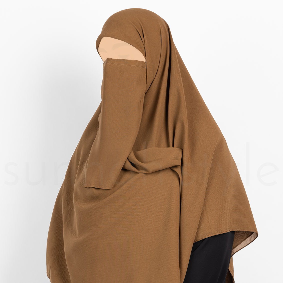 Tying Half Niqab (Premium Chiffon)